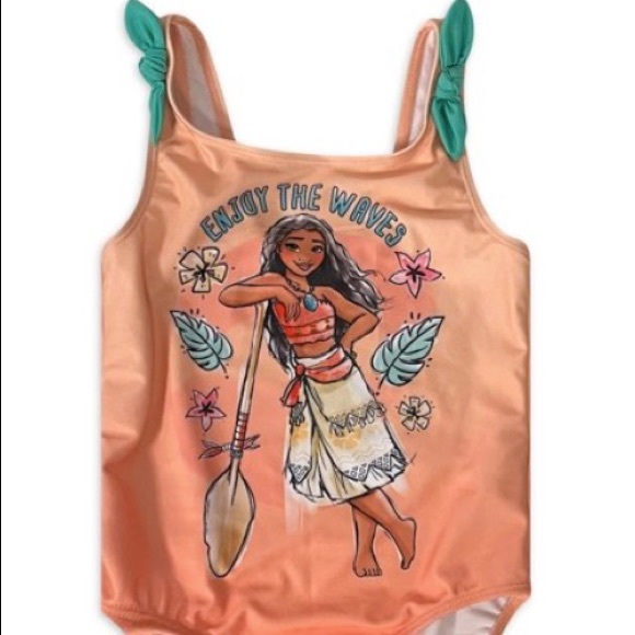 Disney | Swim | Nwt 5 6 Moana Bathing Suit Swim Disney Swimsuit July ...